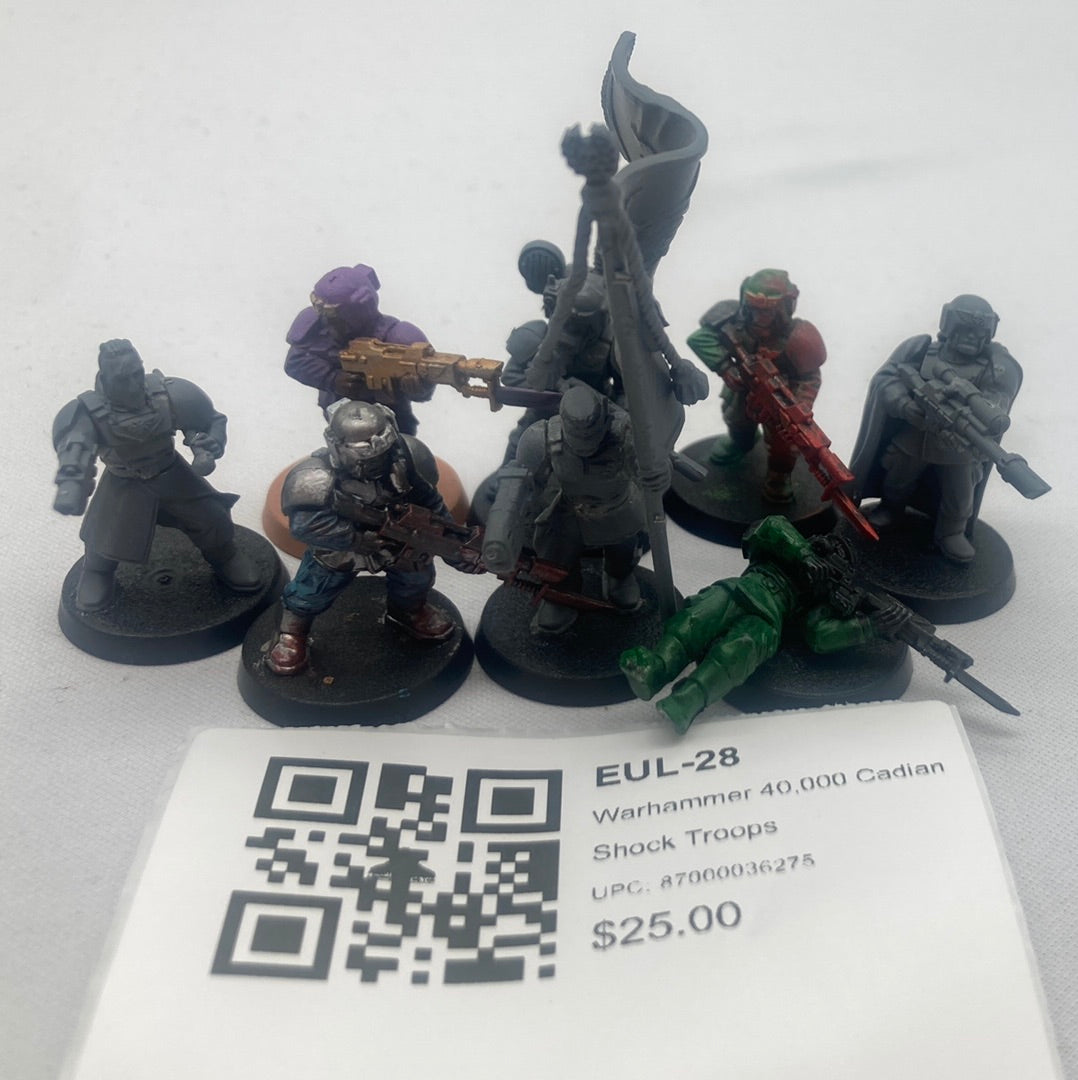 Warhammer 40,000 Cadian Shock Troops EUL-28 | Frontline Gaming