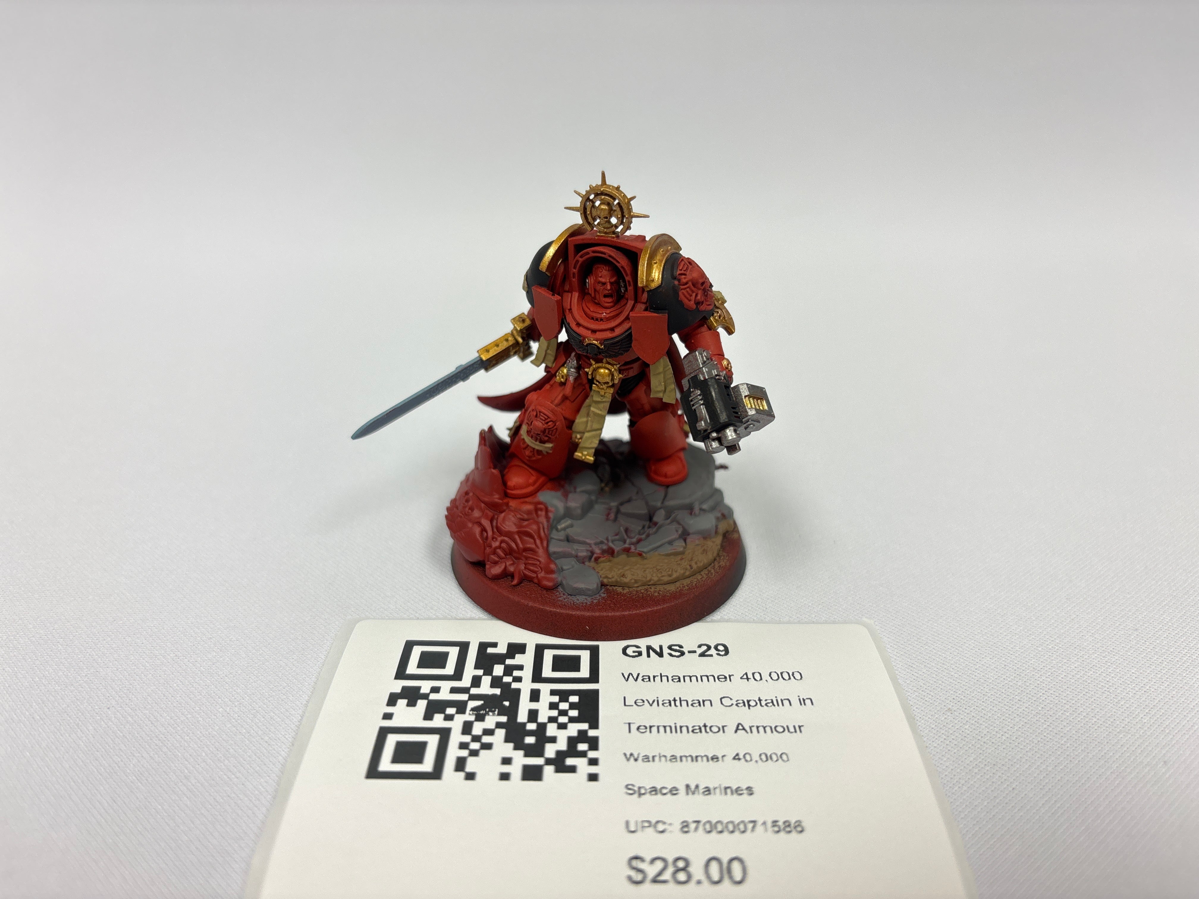 Warhammer 40,000 Leviathan Captain in Terminator Armour GNS-29 ...