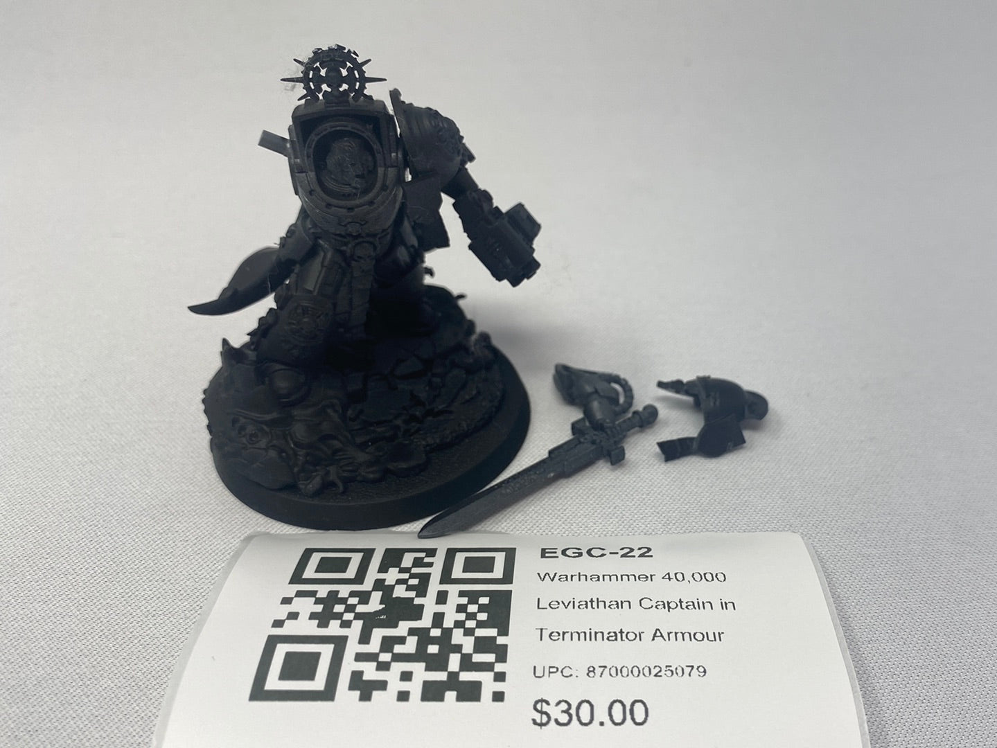 Warhammer 40,000 Leviathan Captain in Terminator Armour EGC-22 ...