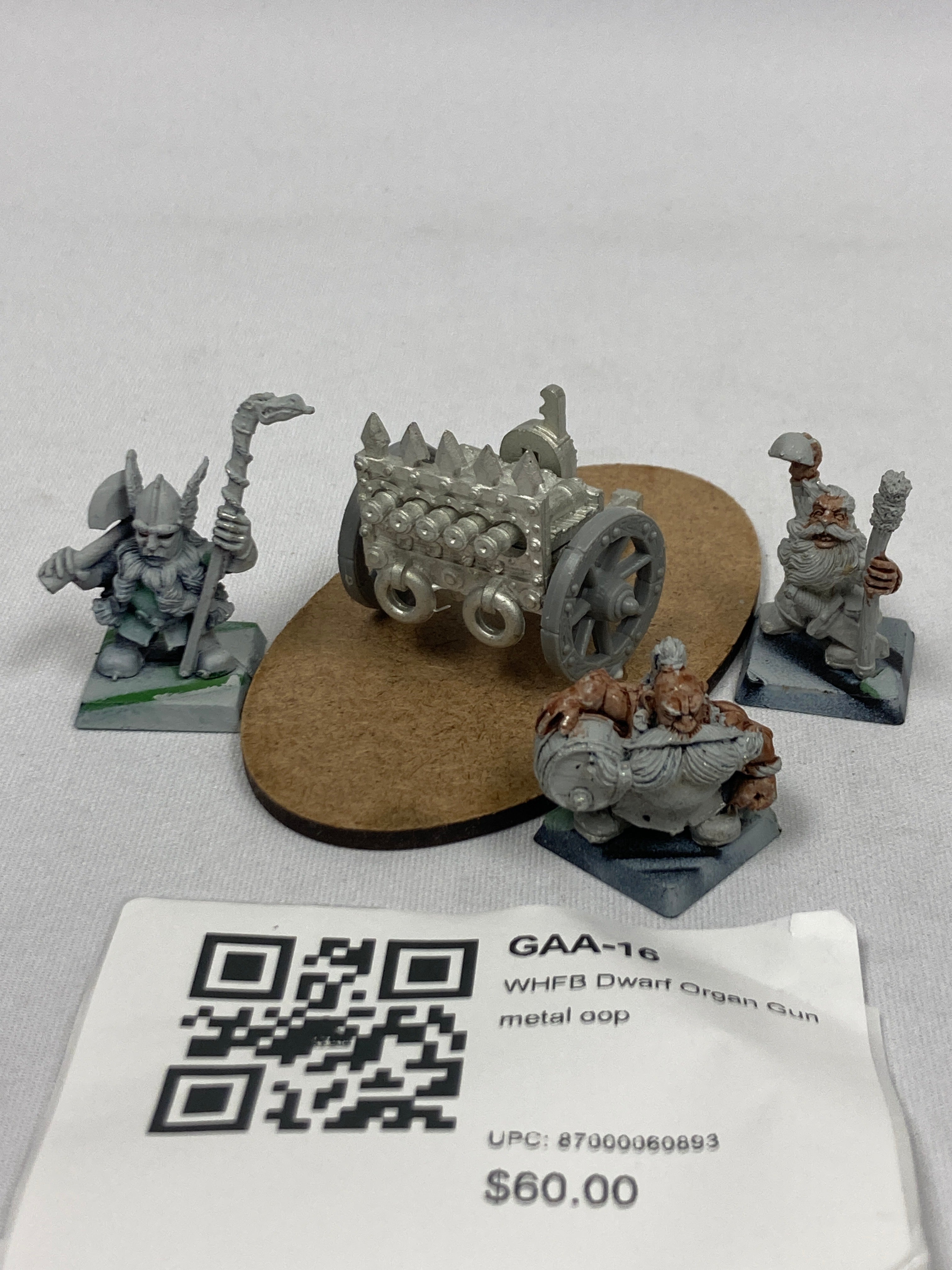 WHFB Dwarf Organ Gun metal oop GAA-16 | Frontline Gaming