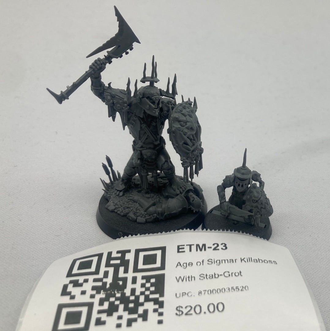 Age of Sigmar Killaboss With Stab-Grot ETM-23 | Frontline Gaming