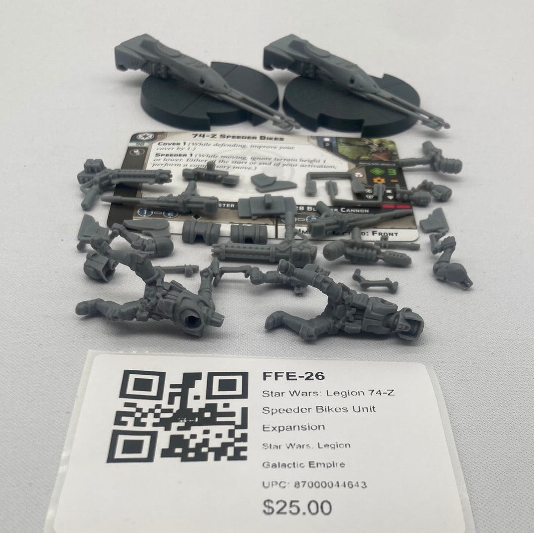 Star Wars: Legion 74-Z Speeder Bikes Unit Expansion FFE-26 | Frontline ...