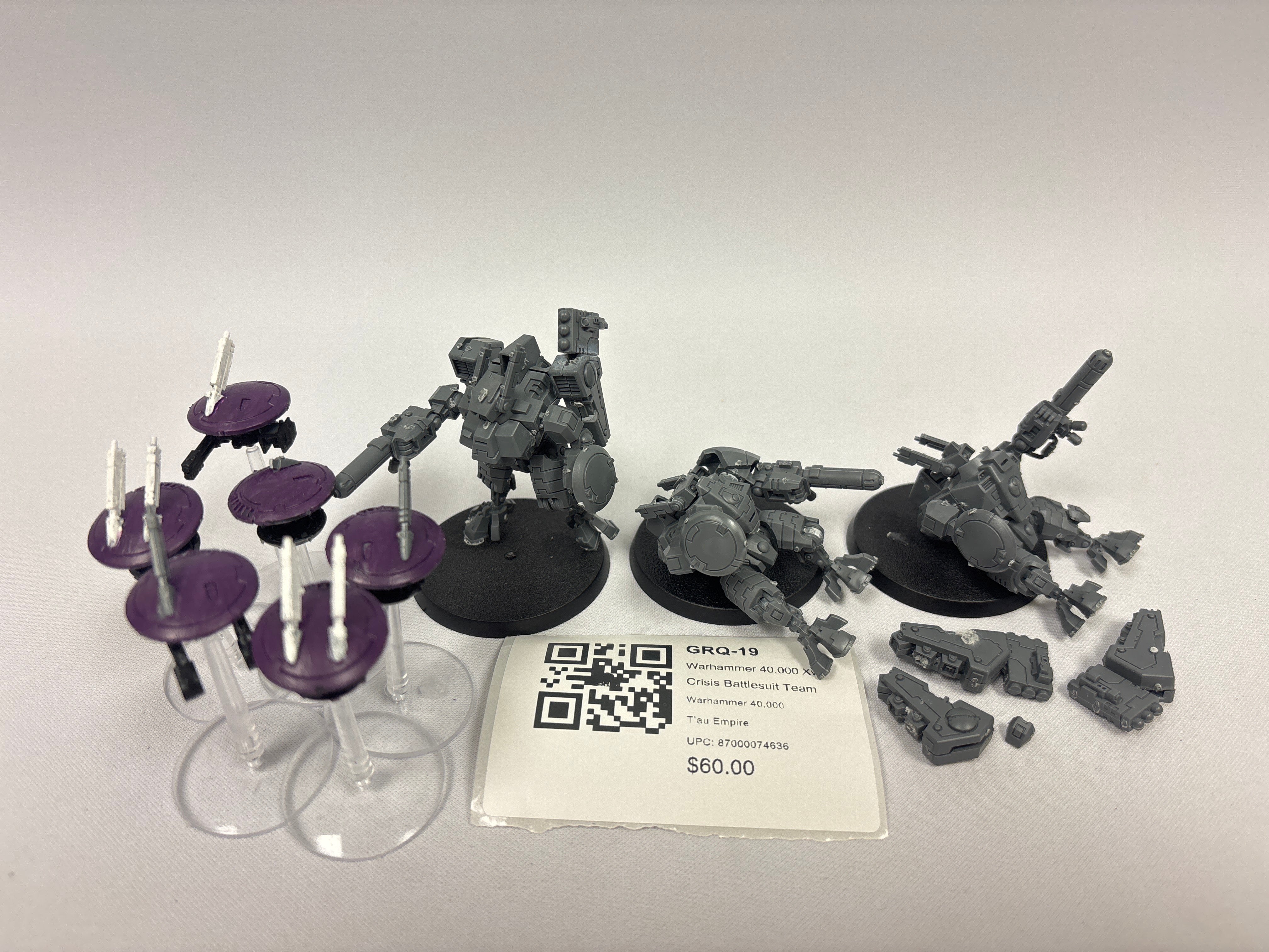 Warhammer 40,000 Xv8 Crisis Battlesuit Team GRQ-19 | Frontline Gaming