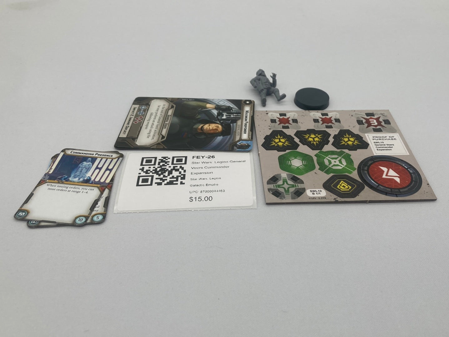 Star Wars: Legion General Veers Commander Expansion FEY-26 | Frontline ...