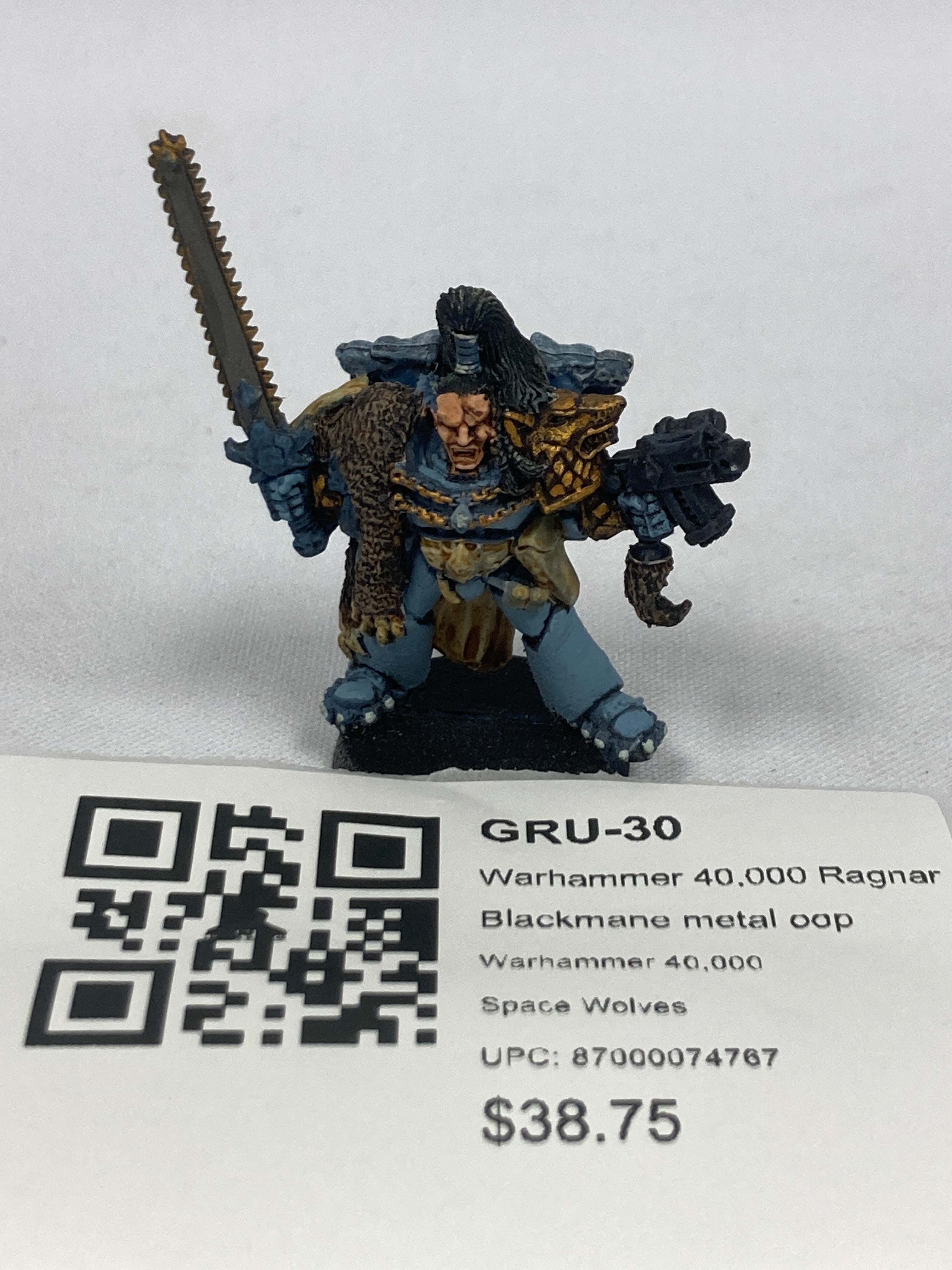 Warhammer 40,000 Ragnar Blackmane metal oop GRU-30 | Frontline Gaming