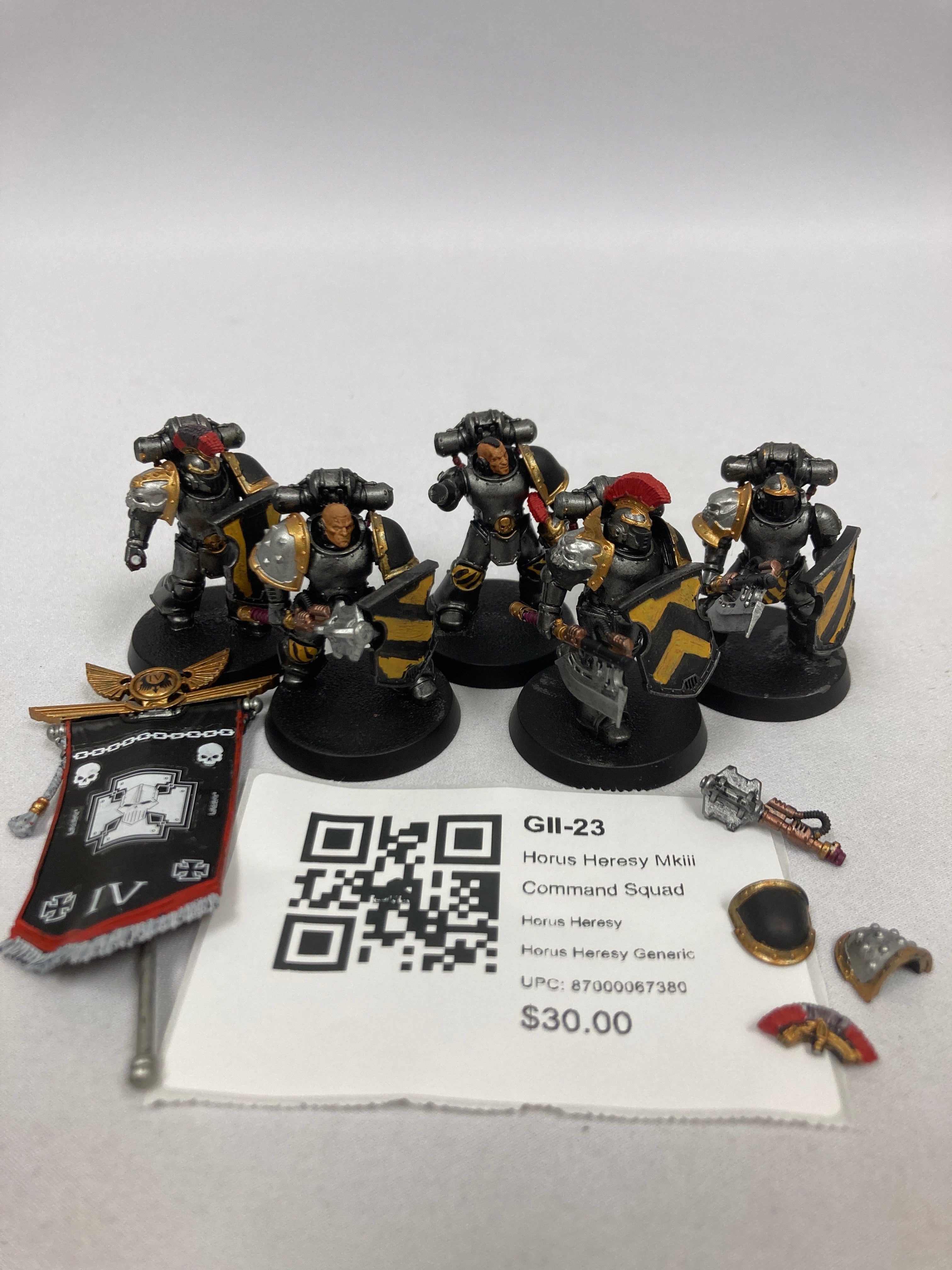 Horus Heresy Mkiii Command Squad GII-23 | Frontline Gaming