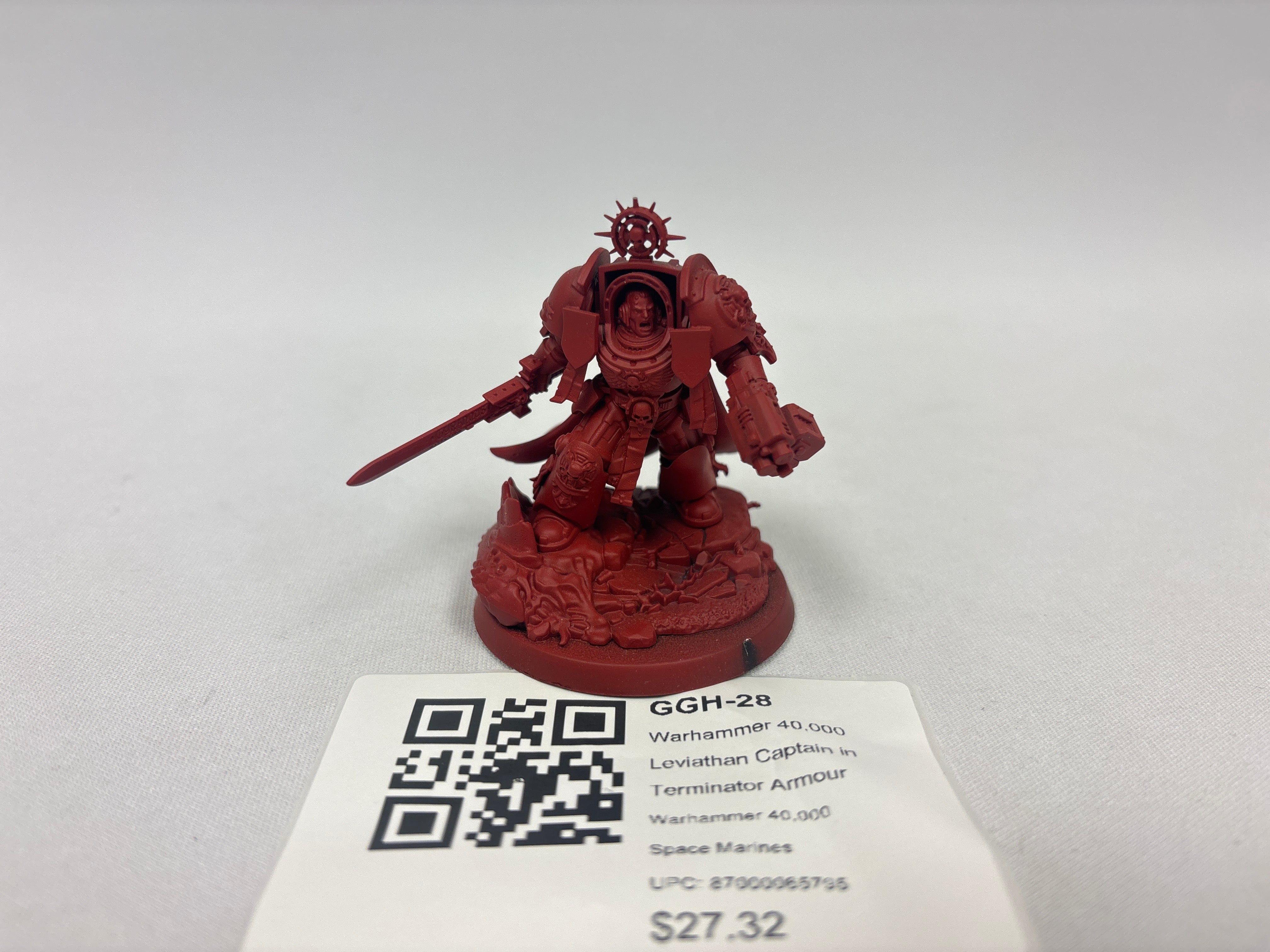 Warhammer 40,000 Leviathan Captain in Terminator Armour GGH-28 ...