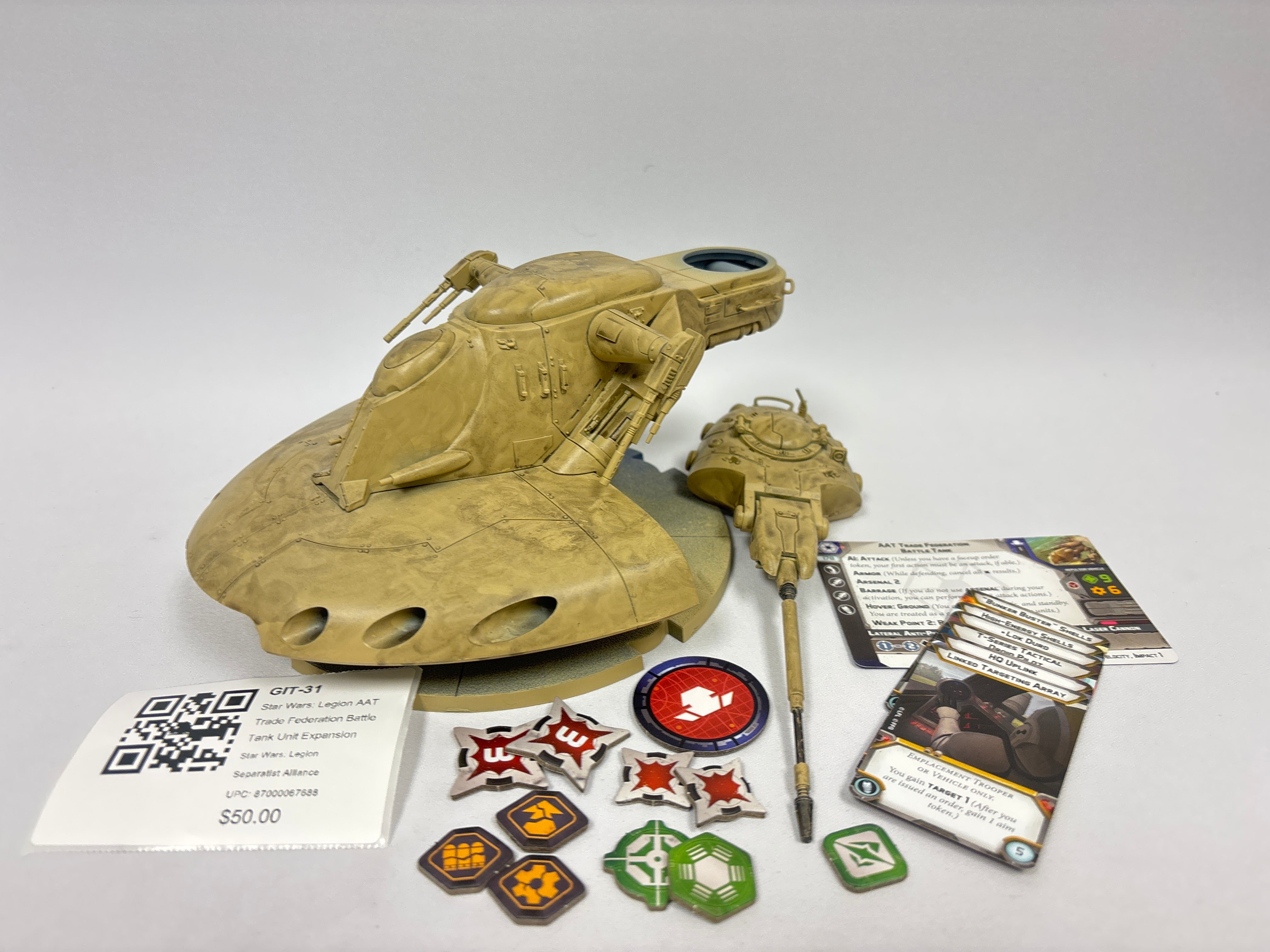 Star Wars: Legion AAT Trade Federation Battle Tank Unit Expansion GIT ...