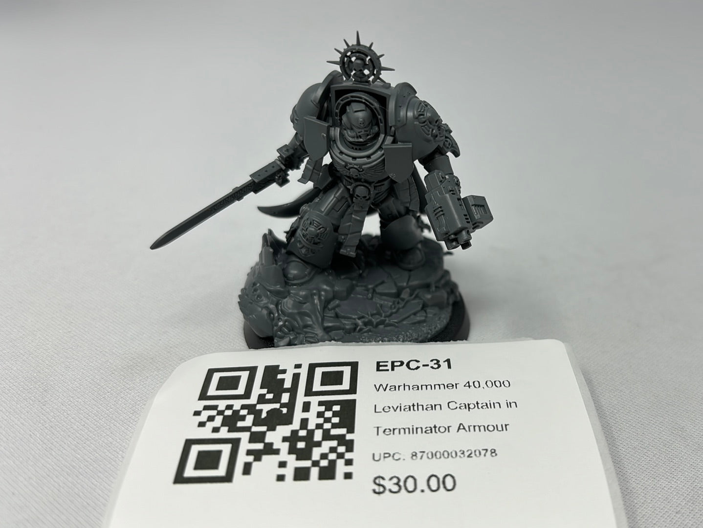 Warhammer 40,000 Leviathan Captain in Terminator Armour EPC-31 ...