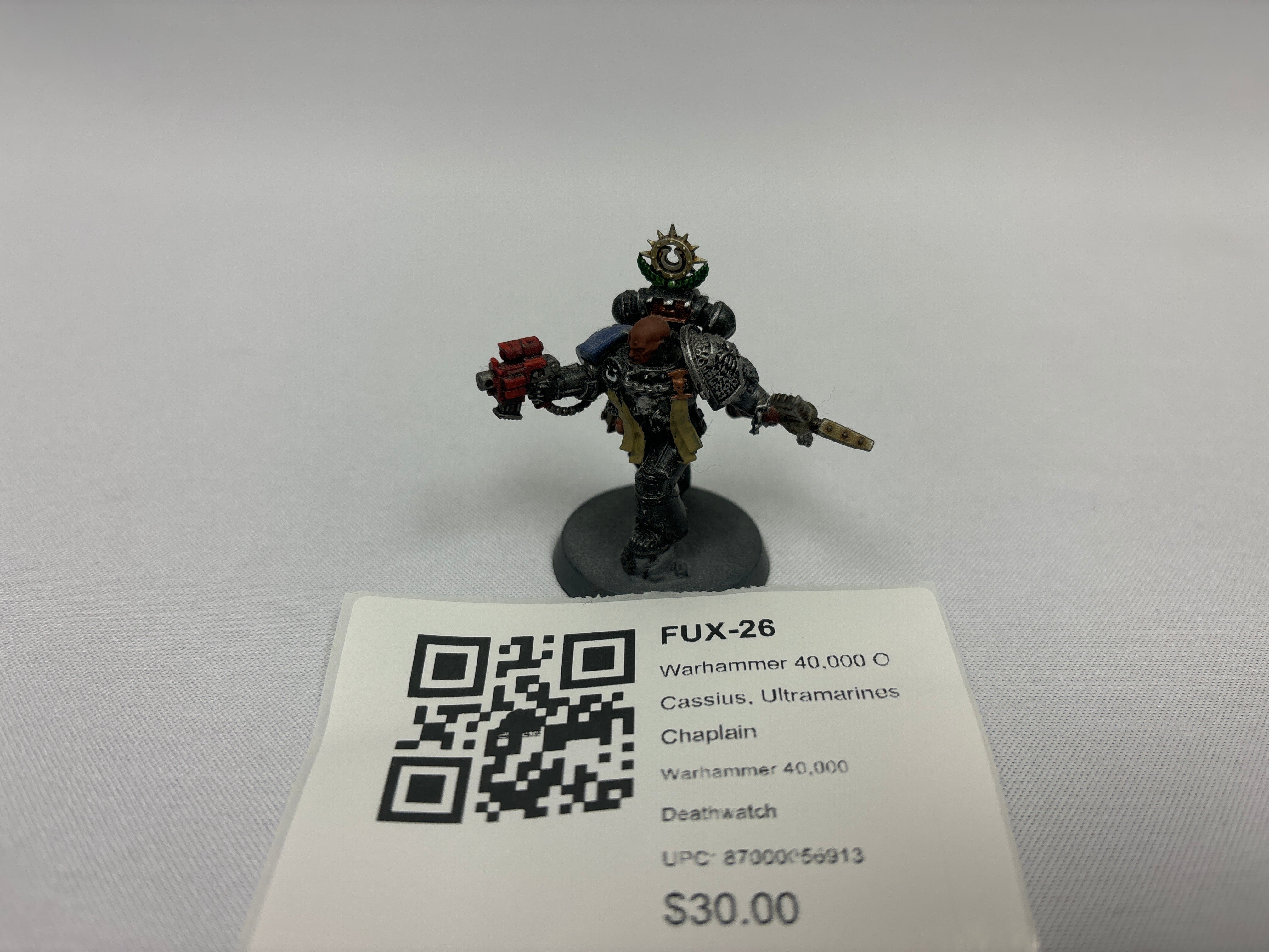 Warhammer 40,000 Ortan Cassius, Ultramarines Chaplain FUX-26 ...