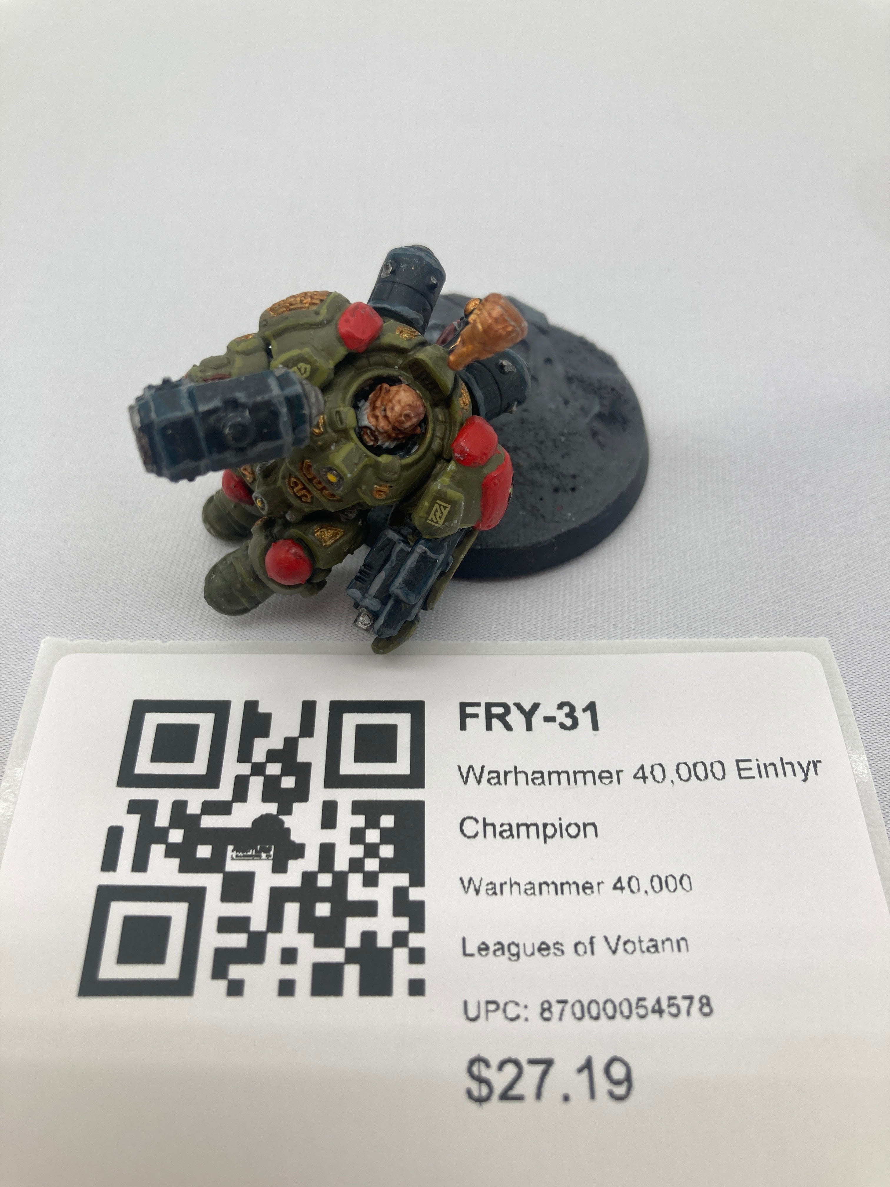 Warhammer 40,000 Einhyr Champion FRY-31 | Frontline Gaming