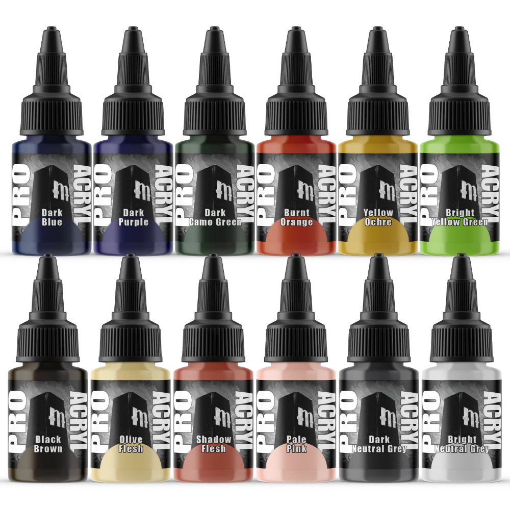 Pro Acryl Expansion Set #1 – 12 Colors | Frontline Gaming
