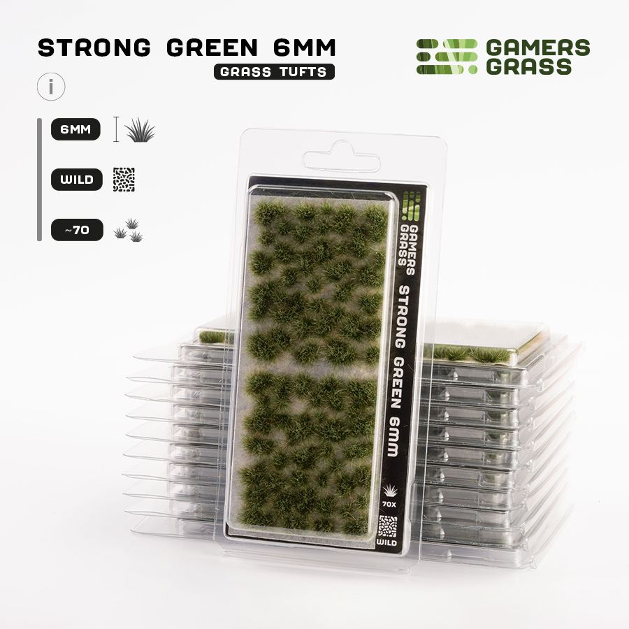 Gamers Grass: Strong Green 6mm - Wild | Frontline Gaming