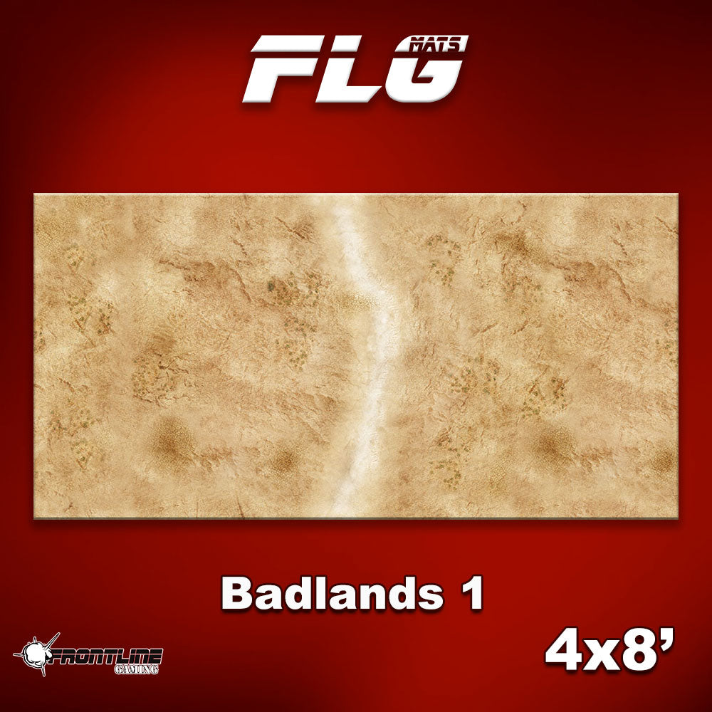 FLG Neoprene Gaming Mats: Badlands 1 | Frontline Gaming